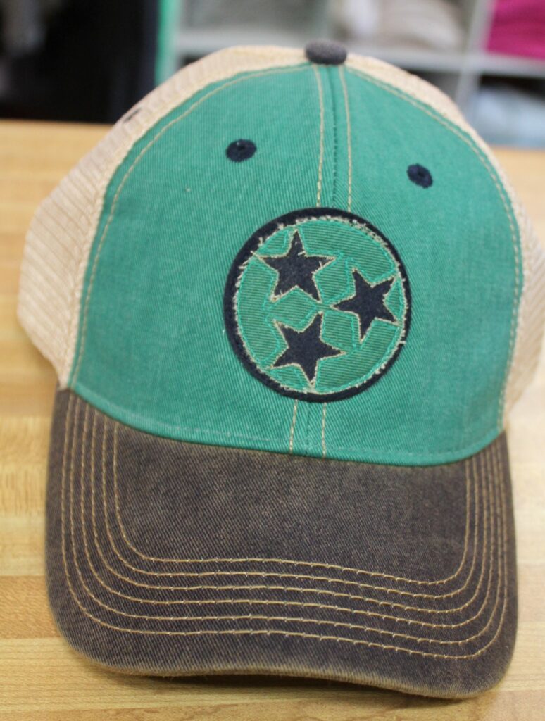 Tri Star w/TN on back Hat - Lake House Gallery